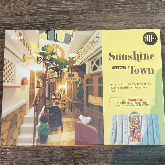 Rolife | Games | Nwt Sunshine Town Diy Book Nook Kit | Poshmark